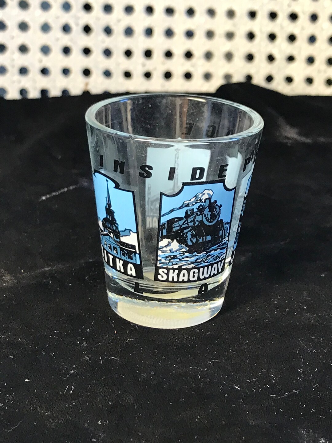 Vintage Inside Passage Alaska Short Shot Glass Sitka - Etsy