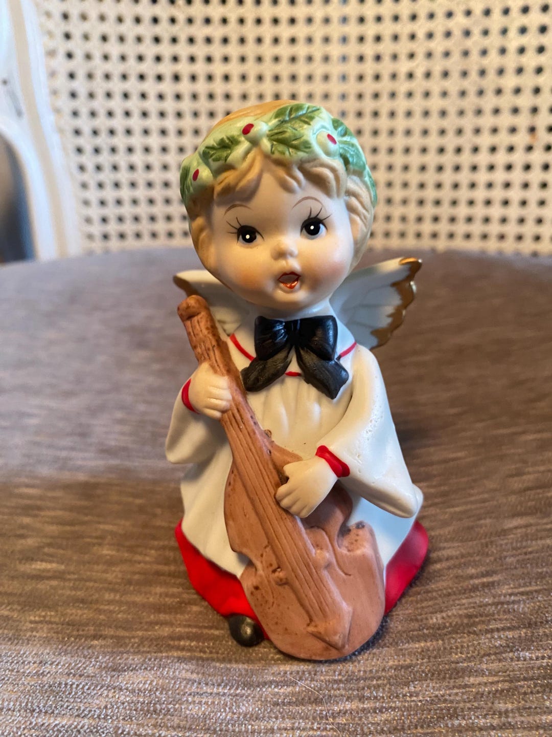 Vintage 1970s Ceramic Christmas Choir Angel Figurine - Frankel Designs ...