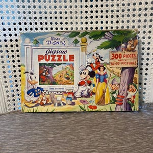 Disney Puzzle 1960's - Vintage - Three Little Pigs - Walt Disney's ...