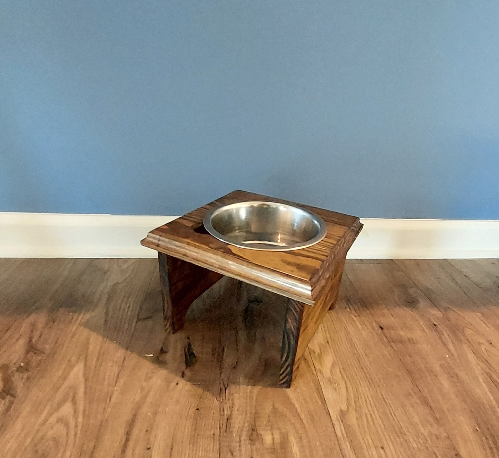 Single Dog Food and Water Bowl Stand | Elevated Dog Dish - Etsy