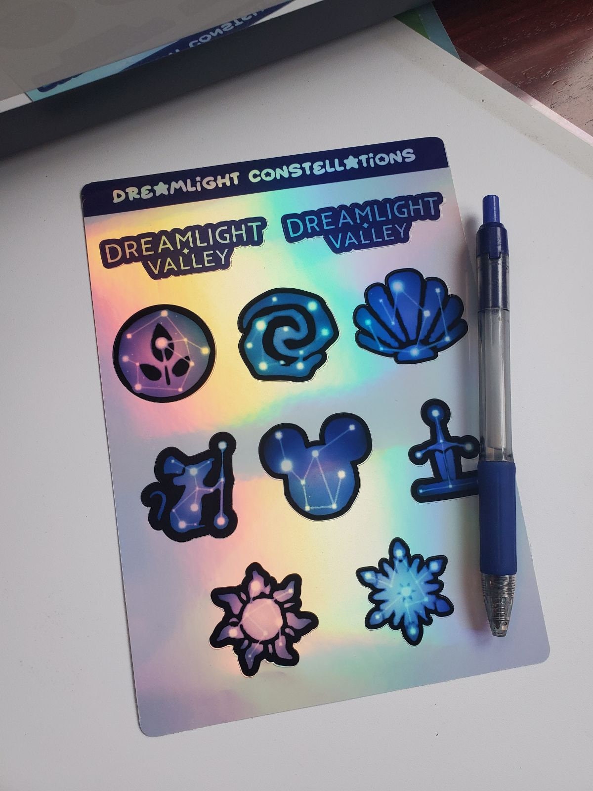 Holographic Dreamlight Valley Constellation Stickers Holographic Vinyl ...