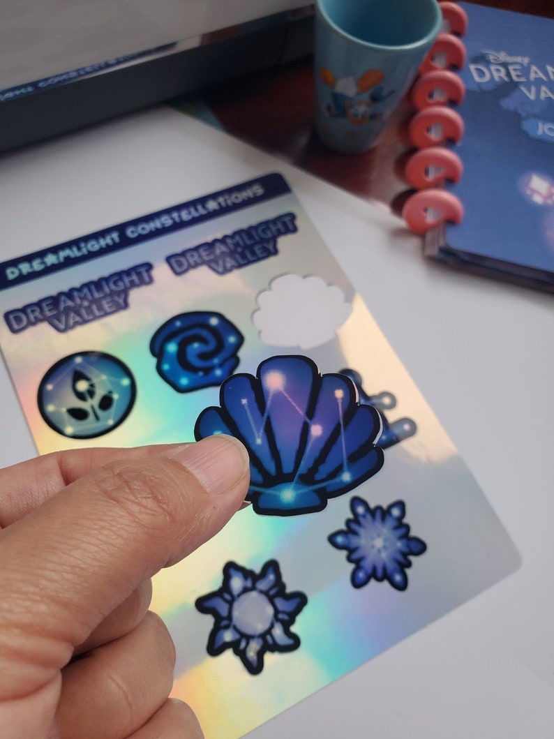 Holographic Dreamlight Valley Constellation Stickers Holographic Vinyl ...