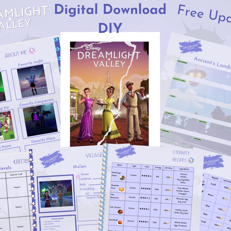 Dreamlight Valley Guide - Etsy