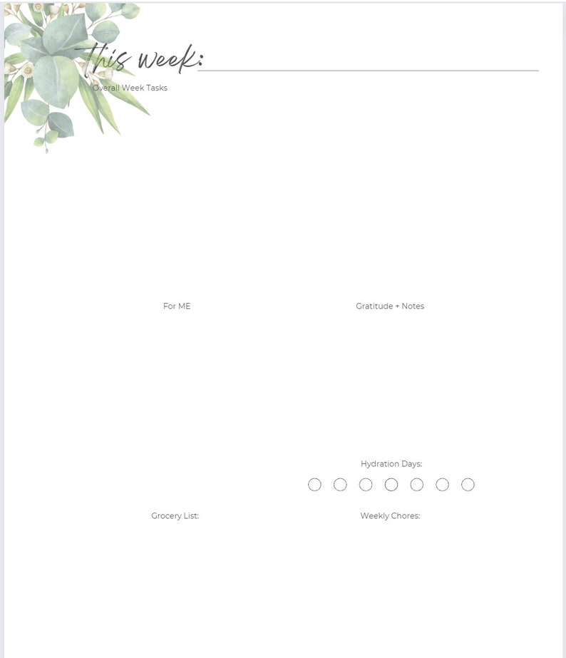 Minimalist Daily Planner - Etsy