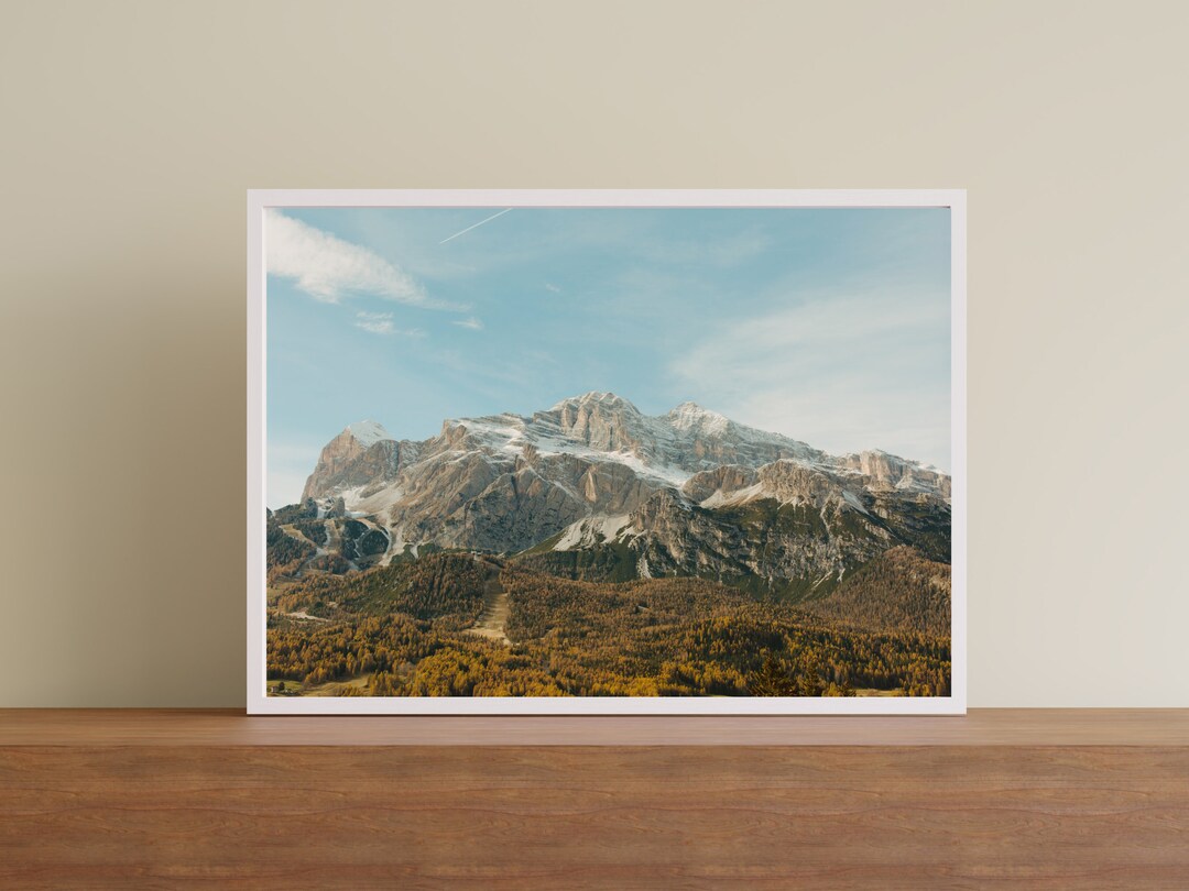 Dolomites Print,fall Art, Fall Colors Print, Mountain Landscape ...