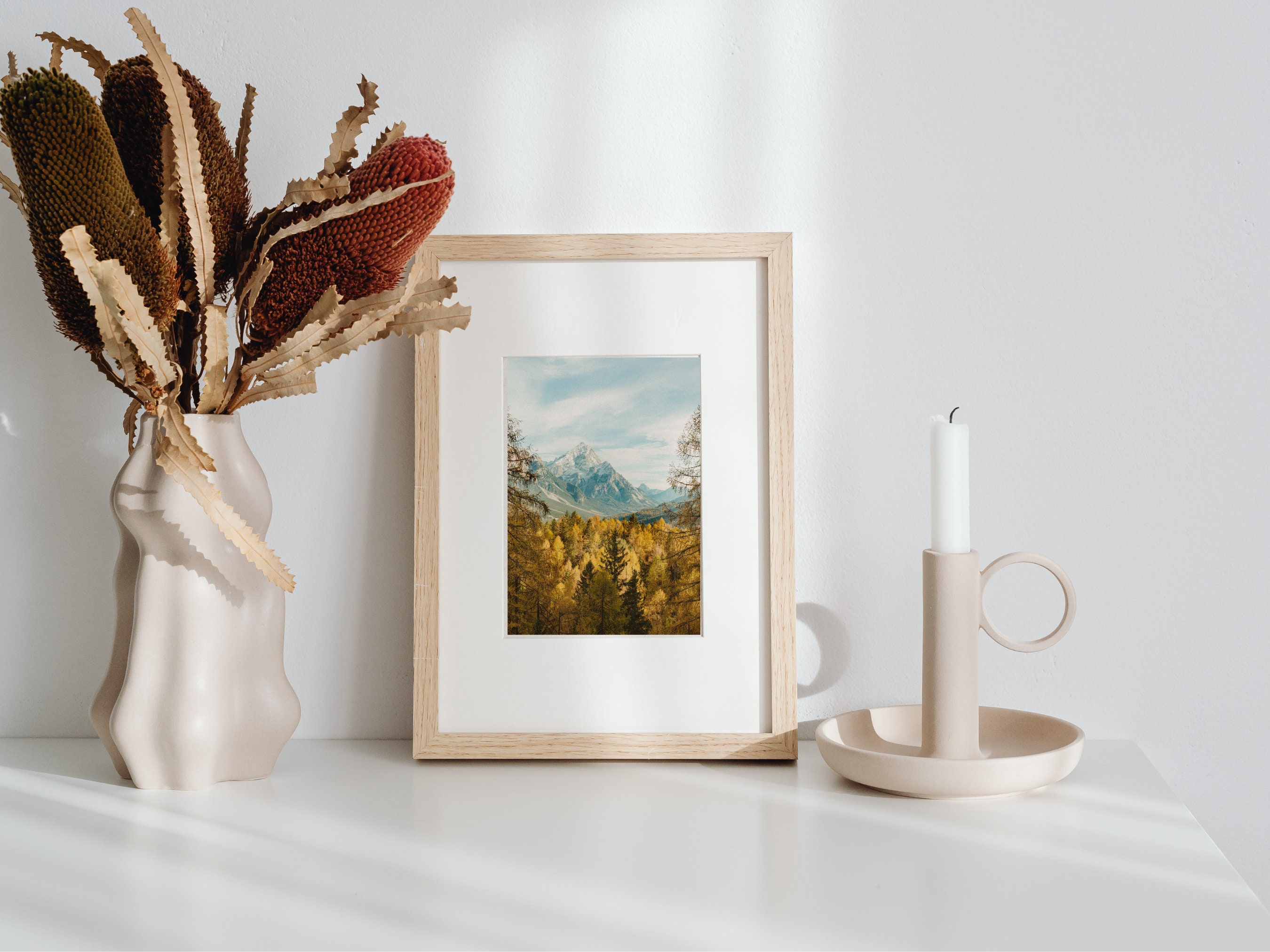 Beautiful Fall Scene, Dolomites Print, Fall Colors Photography, Magical ...