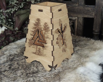 Julleuchter Yule Pagan Norse Altar Candleholder NORDIC GERMAN ...