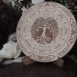 Yggdrasil | Tree of Life | Dryad Tree of Life | Solstice Wheel of the ...