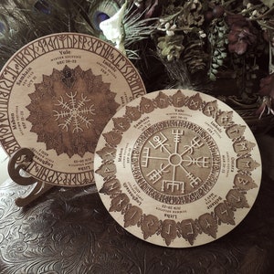 Norse | Runes | Helm of Awe | Solstice Wheel of the Year | Pagan ...