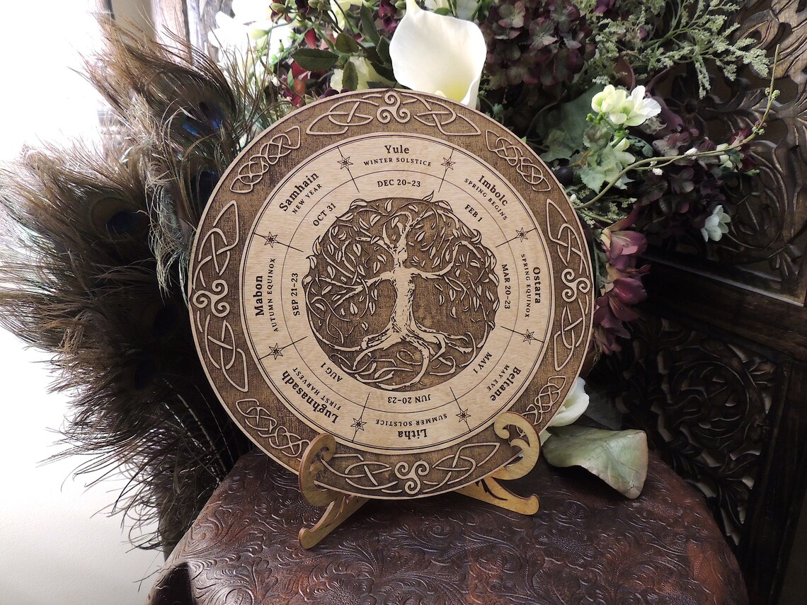 Yggdrasil Tree of Life Dryad Tree of Life Solstice Wheel - Etsy