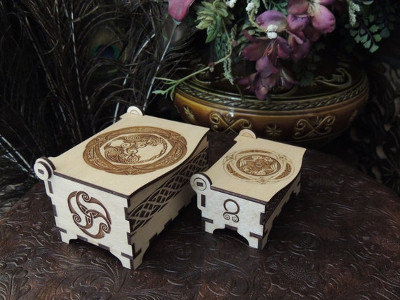 Celtic Norse Viking Raven Design Keepsake Jewelry Boxes - Etsy