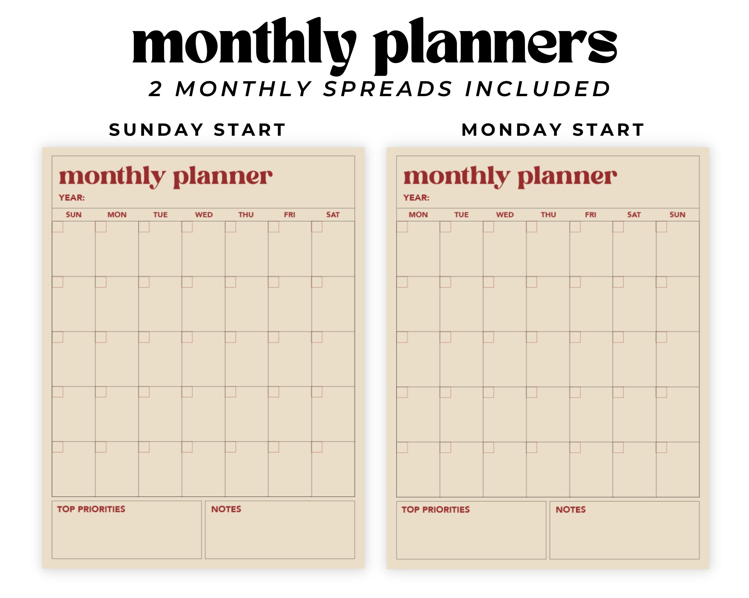 Neutral Digital Planner, Aesthetic Digital To-do List, Goodnotes ...