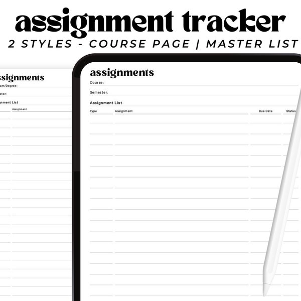 Homework Notebook - Etsy
