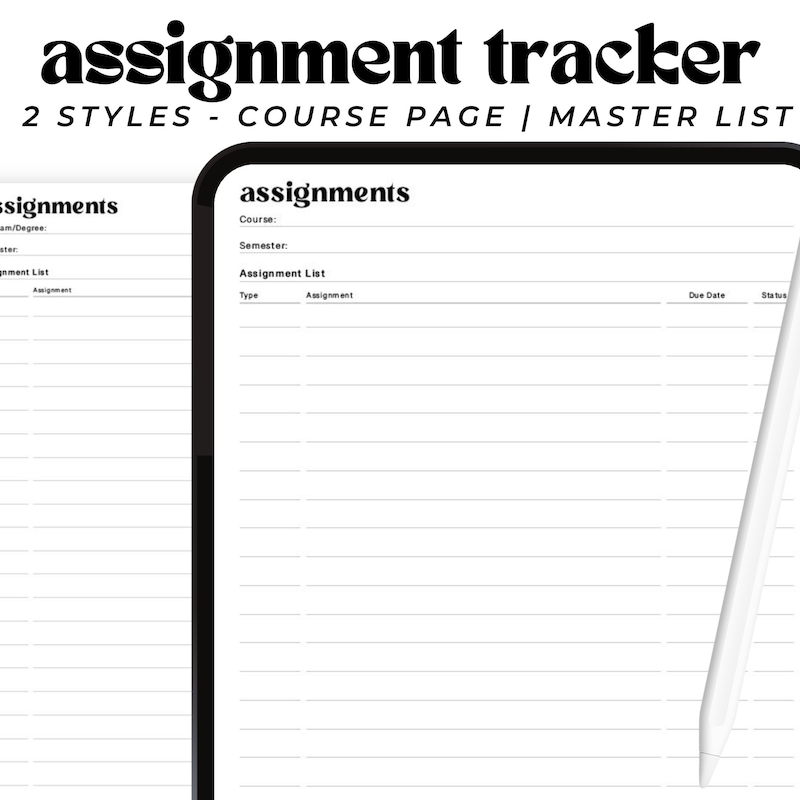 Homework Notebook - Etsy