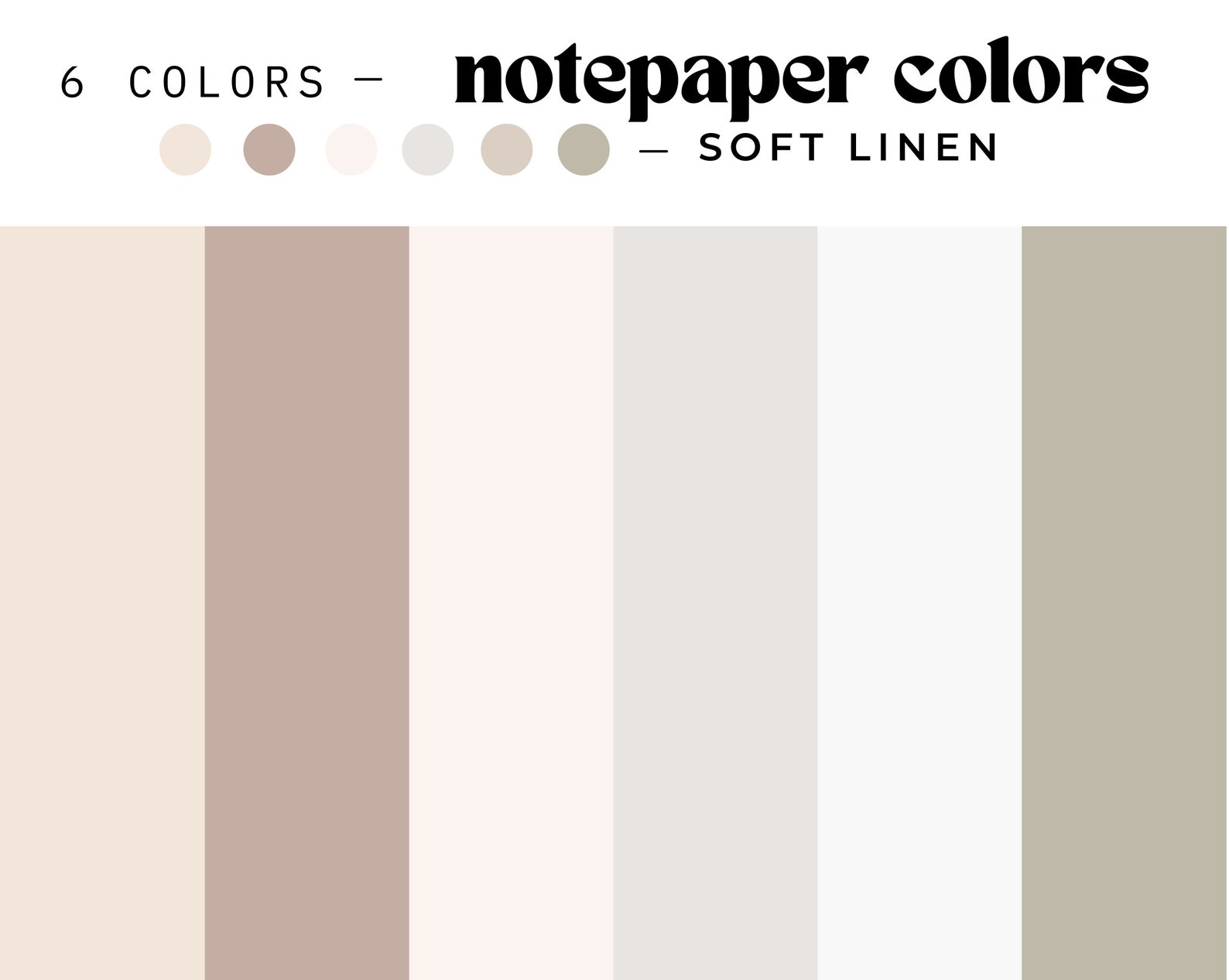 Neutral Digital Notepaper Templates, Aesthetic Goodnotes Notepaper ...