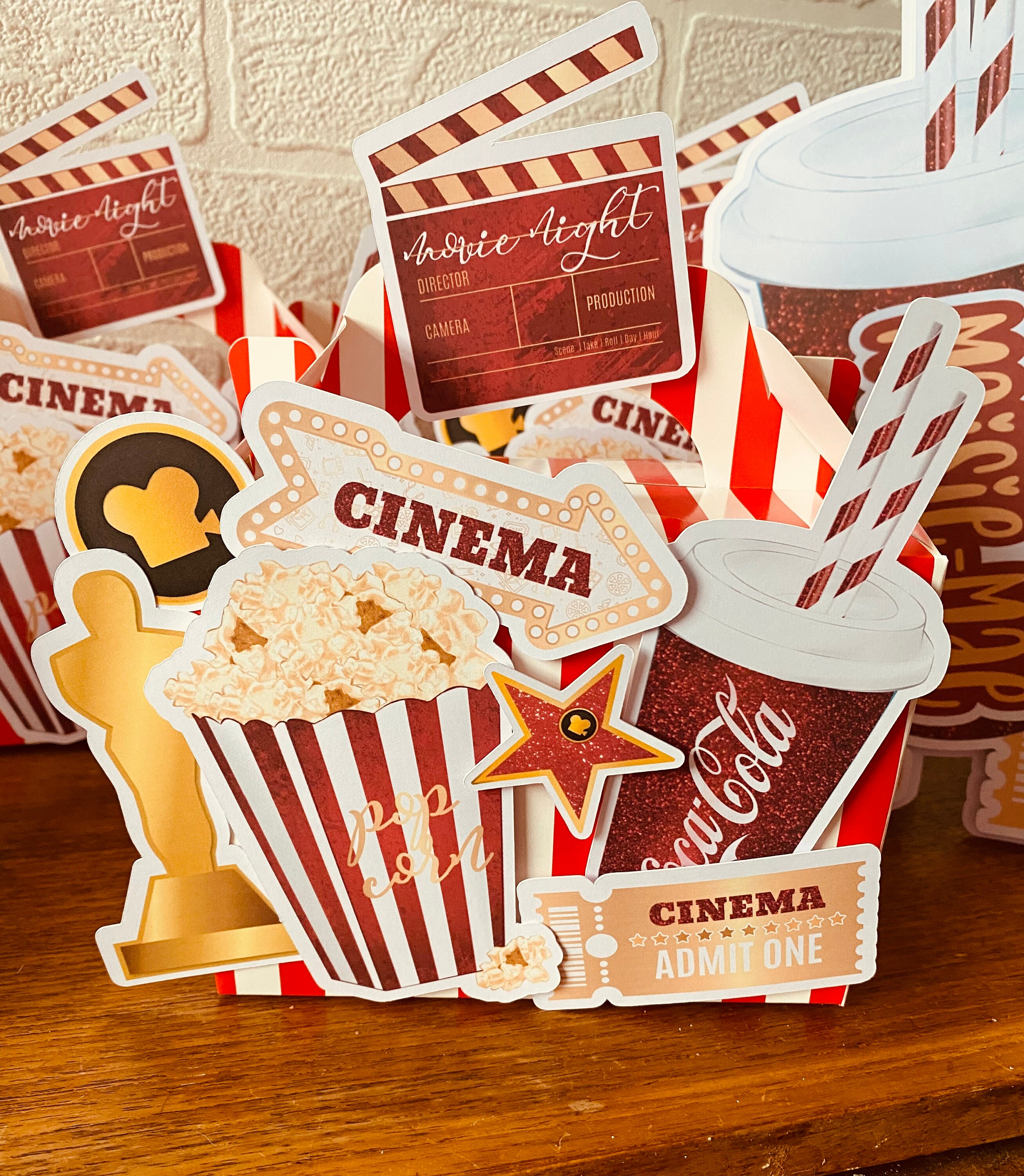 Movie Themed Party Box Movie Night Box Date Night Treat Box - Etsy
