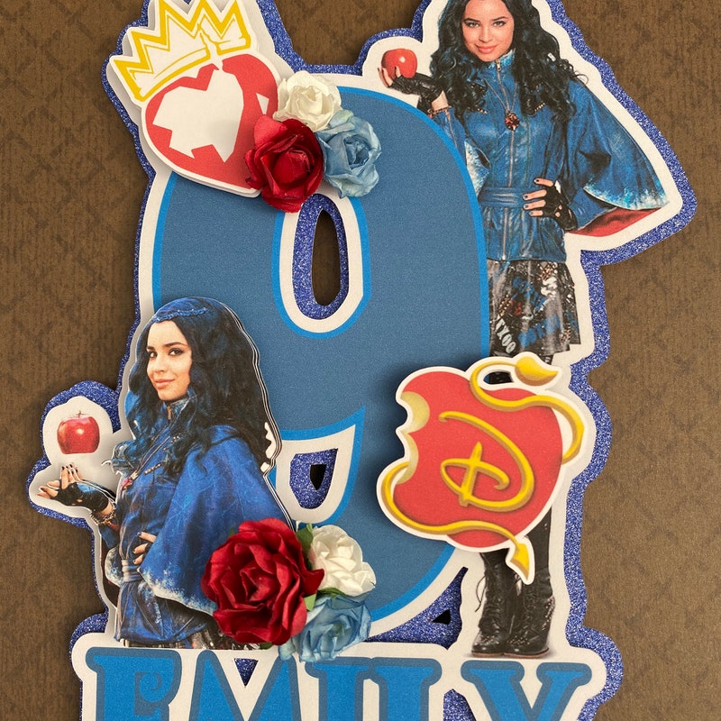 Descendants Cake Topper - Etsy