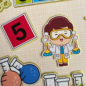 Science Cake Topper Collection, Scientist Cake, Mad Scientist Cake ...