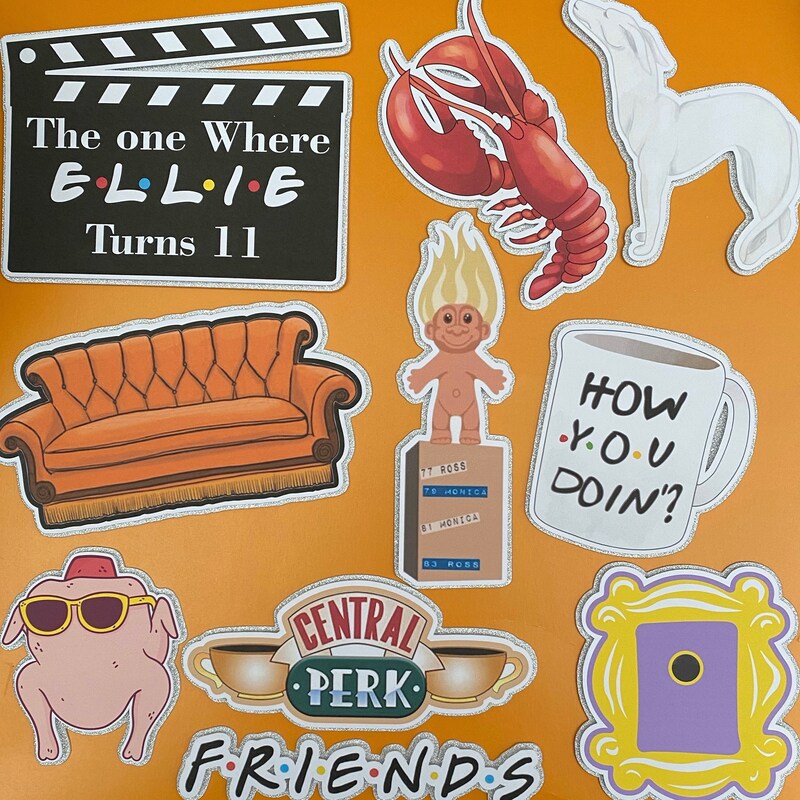 Friends Cake Topper - Etsy