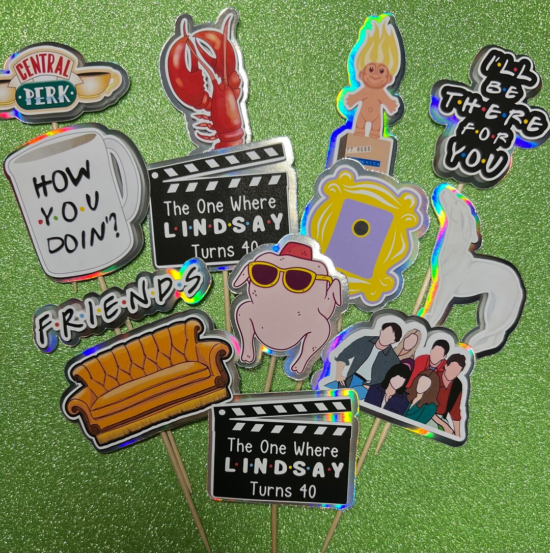 Friends Cupcake Topper Collection - Etsy