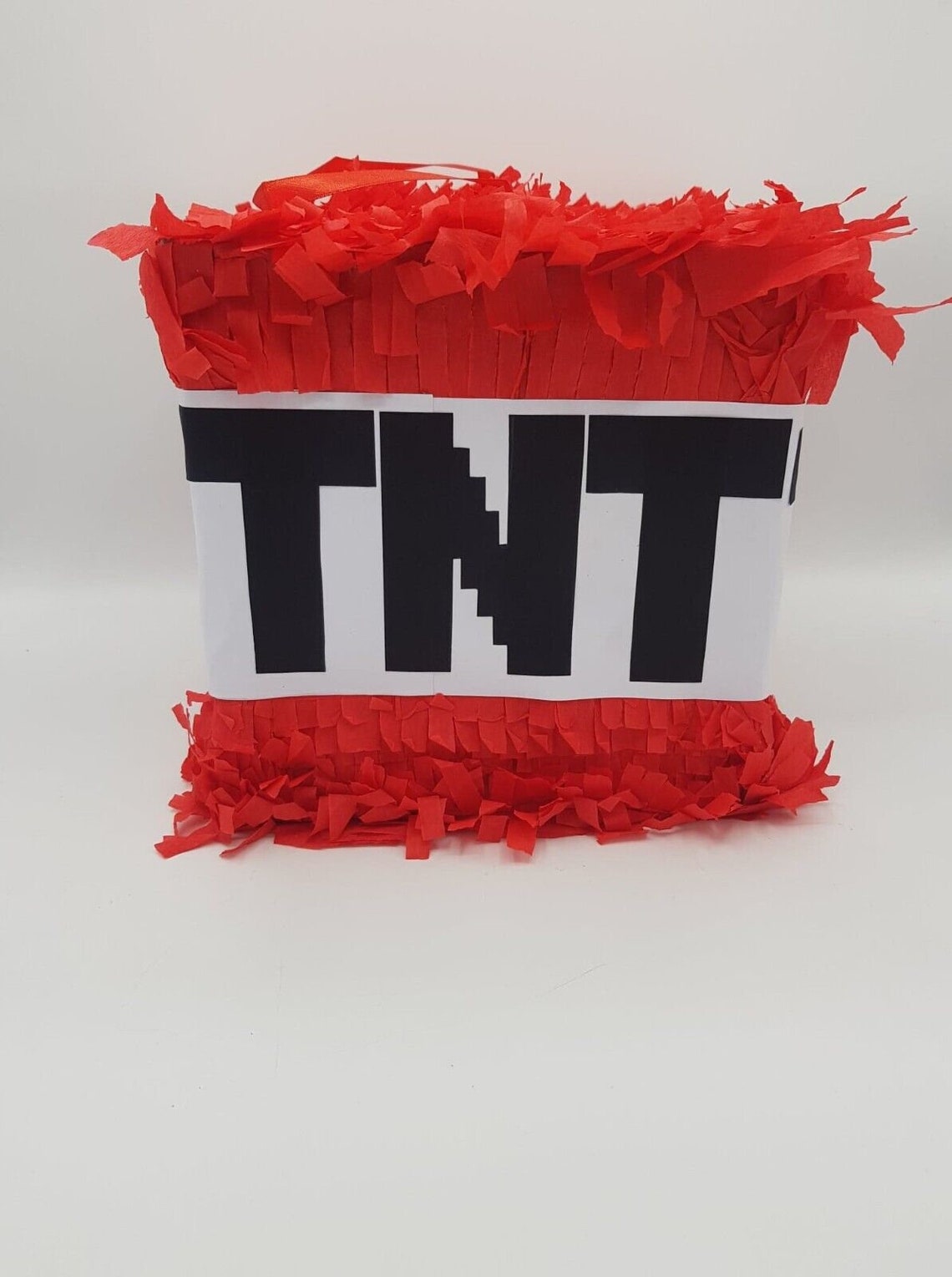 Pinata Lnspired Minecraft Creeper TNT Pinata 20cm Cube Birthday Party ...