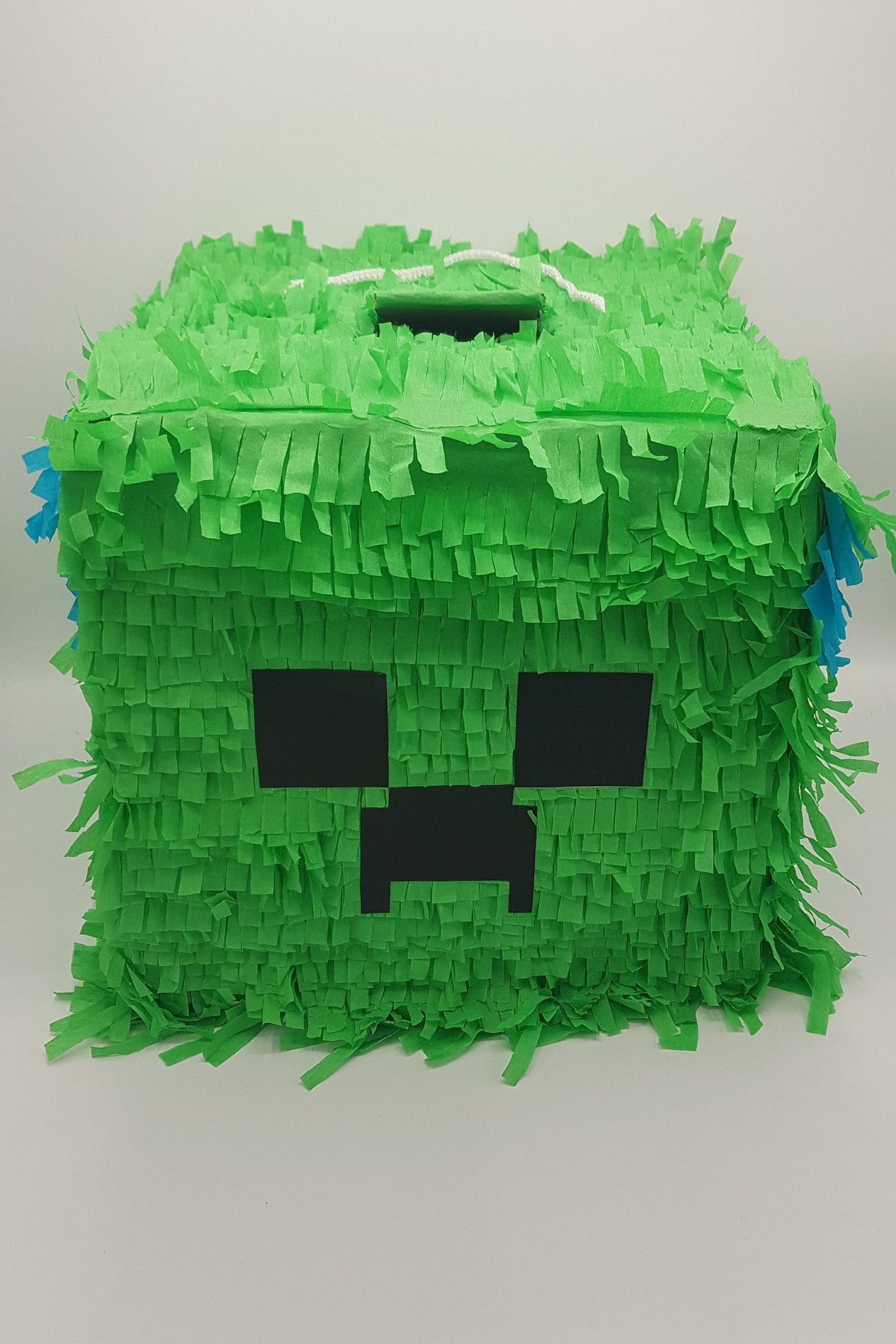 Birthday Pinata Minecraft Creeper 25 Cm Cube Pinatas UK Popular Best ...