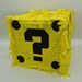 Mystery Block Piñata - Mario Bros - Question Block Cube - Etsy