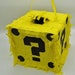 Mystery Block Piñata - Mario Bros - Question Block Cube - Etsy