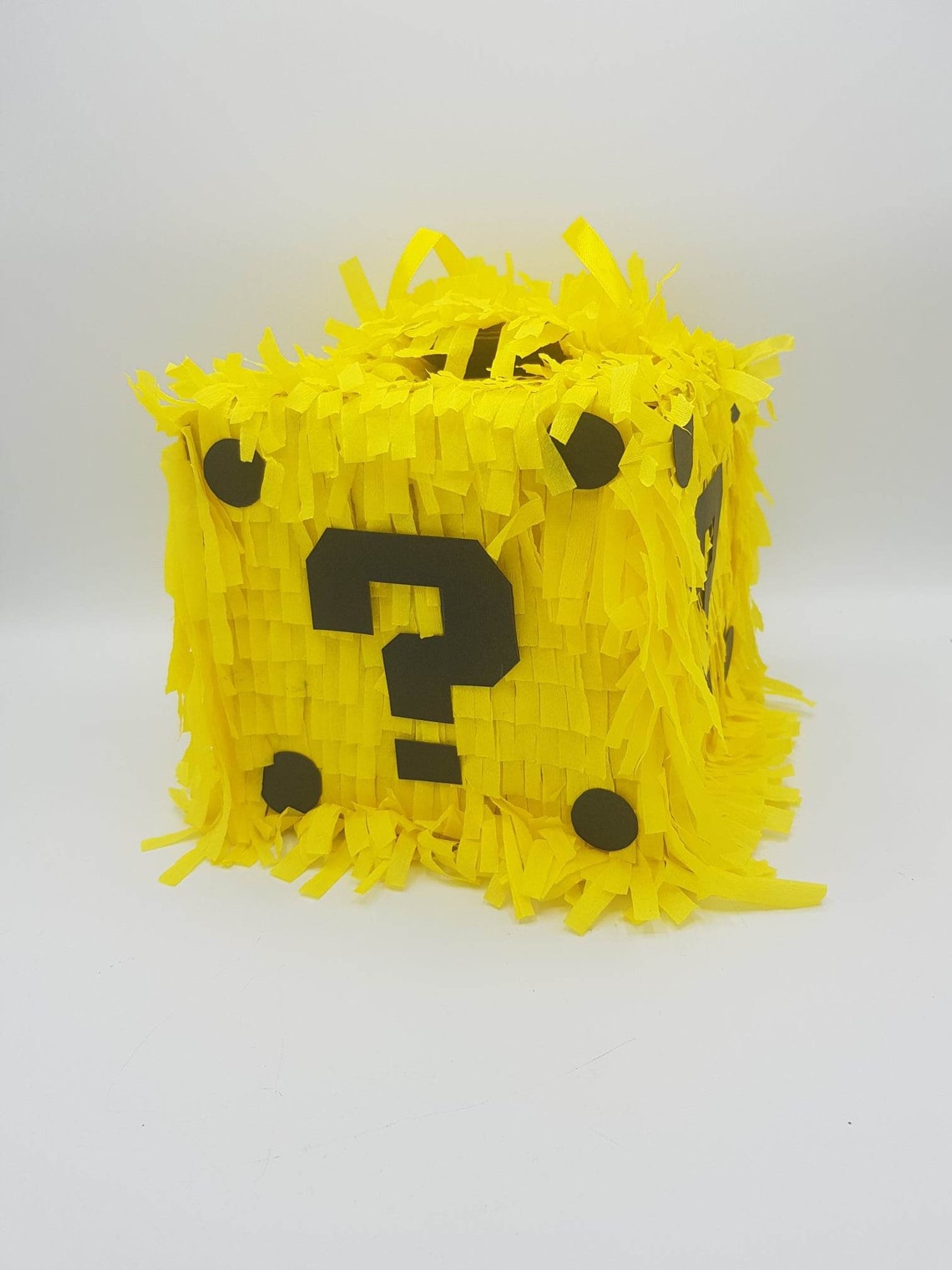 Mystery Block Piñata Mario Bros Question Block Cube - Etsy UK