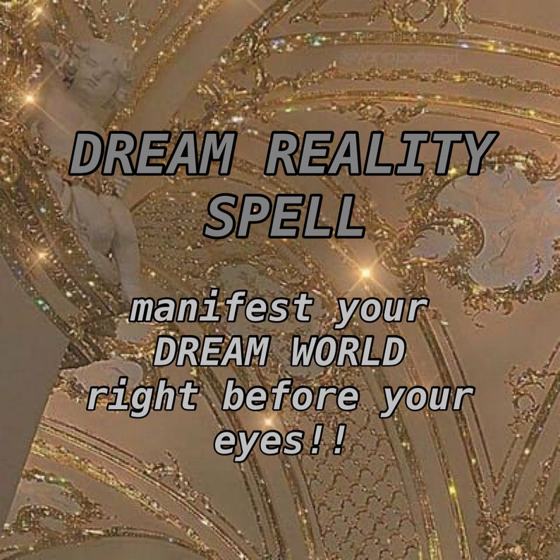 Dream Reality Spell - I Will Transform Your Life - Etsy