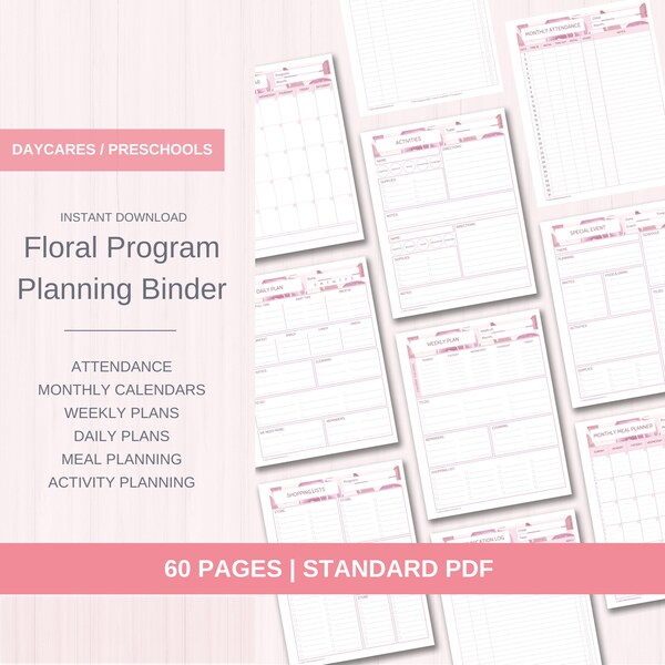 Daycare Binder - Etsy