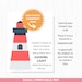 Father's Day Lighthouse Handprint Art, Gift for Dad From Kids Toddler ...