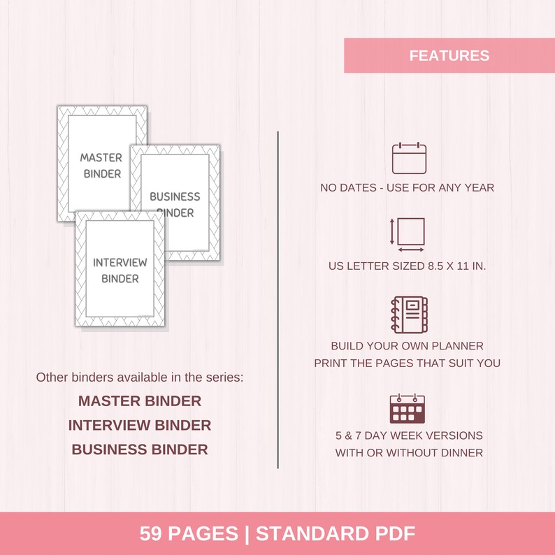 Daycare Program Planner | Black and White Geometric | Daily Planning ...