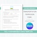 Transportation Permission Agreement Form, Canva Template, Fully ...