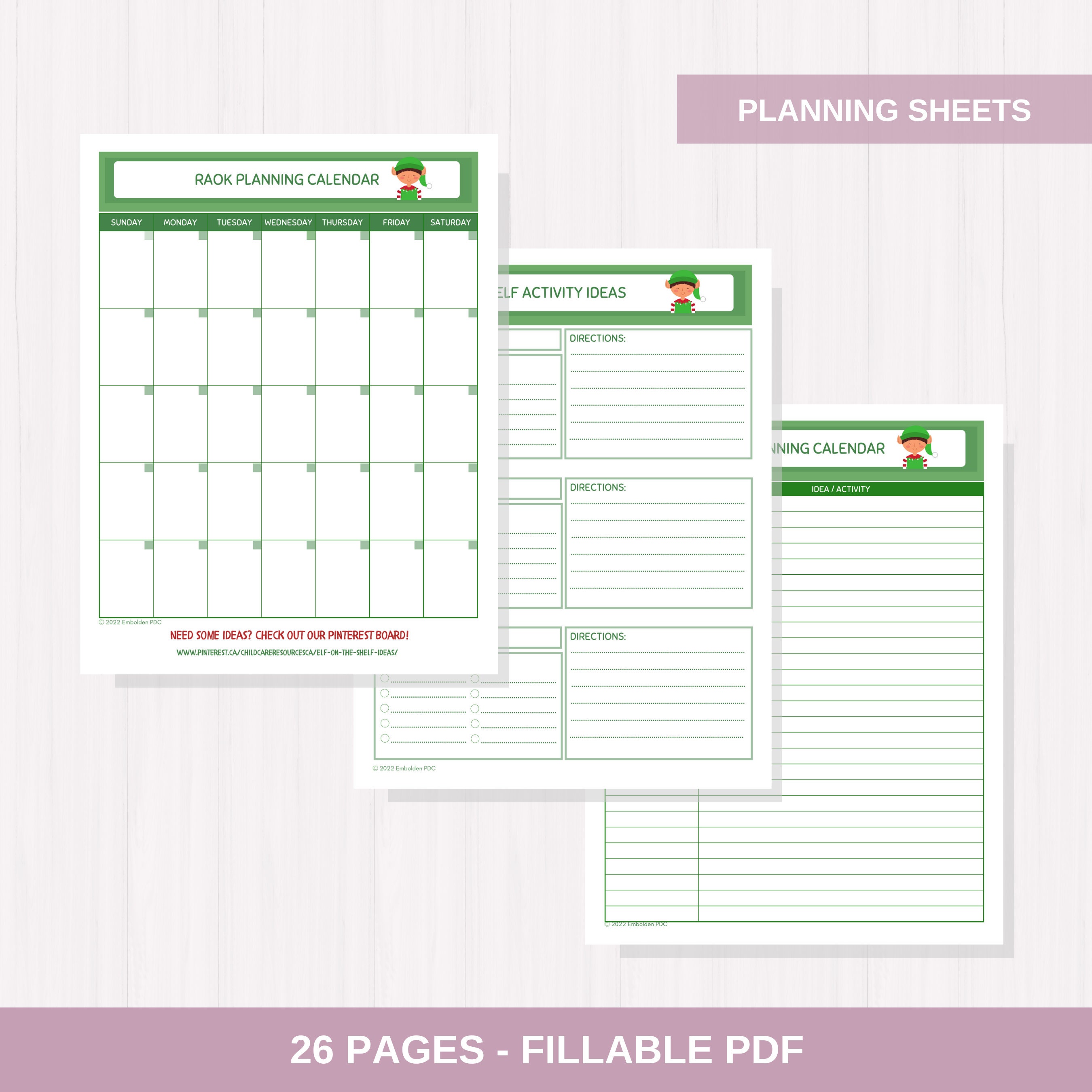 Christmas Elf Printable Prop Activity Bundle, Kindness Challenge, Elf ...