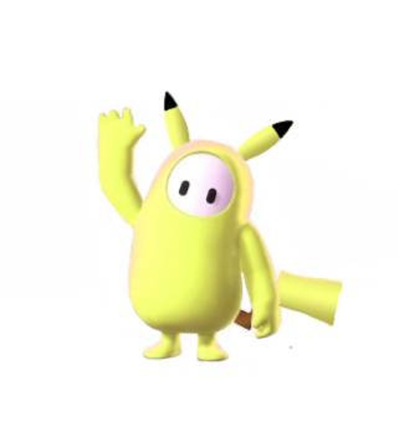 Fall Guys Pokemon Pikachu Sticker Pack of 1 3 or 5 - Etsy