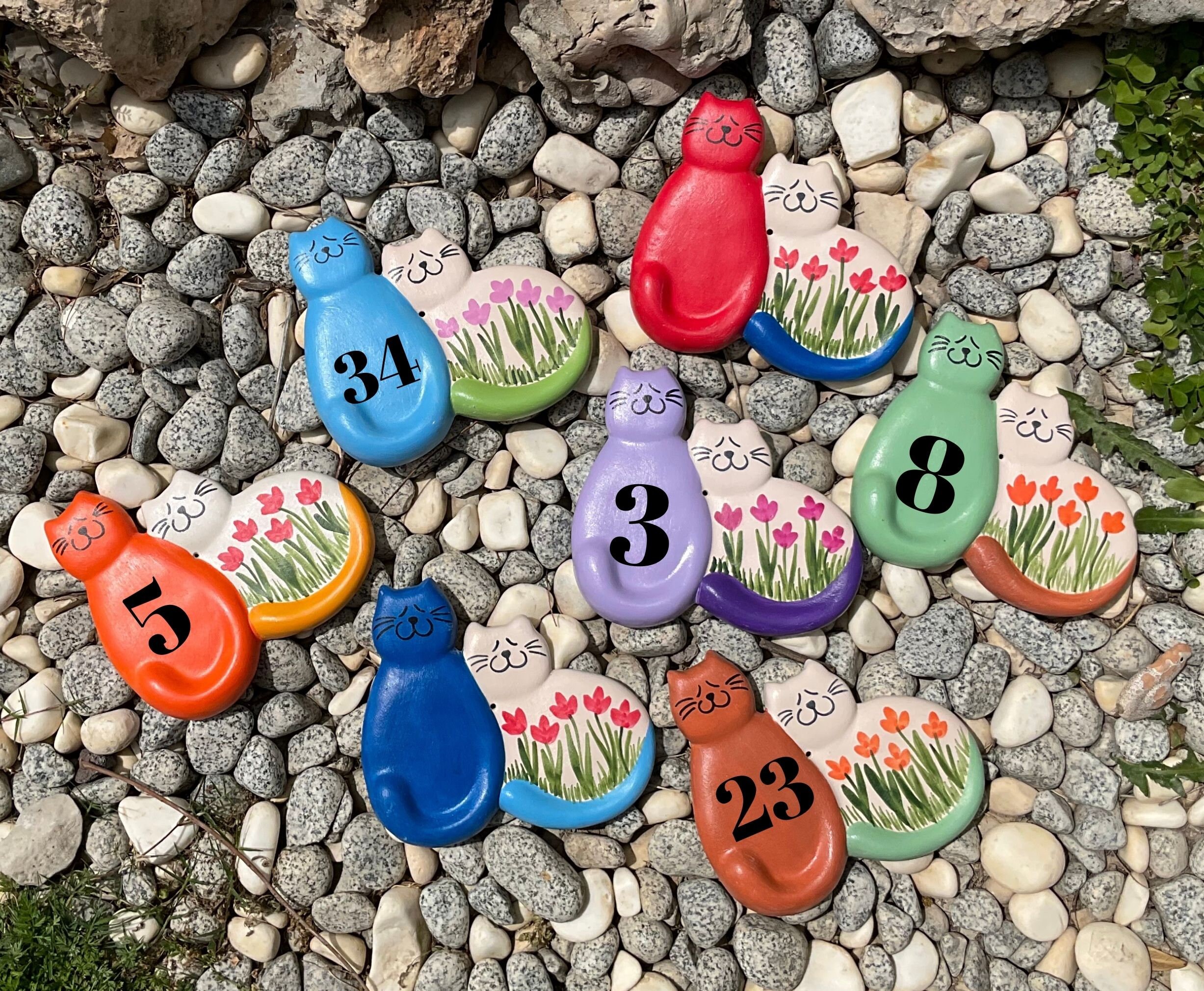 Wall Decorative Tile,custom Pottery House Number Tile,pottery House ...