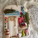 Miniature Handmade Red Ceramic Door Wall Hanging, Handmade Red and Blue ...