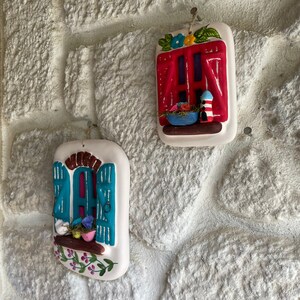 Handmade Ceramic Unique Windows,hand-painted Gift Idea,terracotta ...