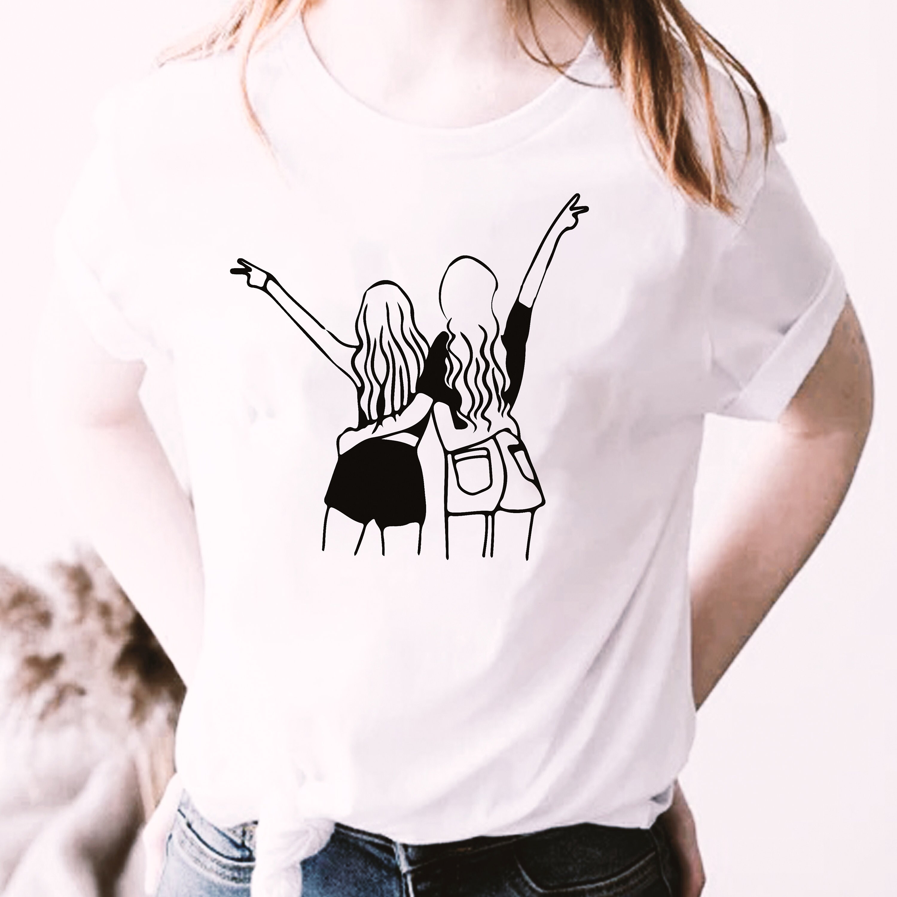 Mejores amigos Svg Día de la amistad Besties Svg Mejores - Etsy México