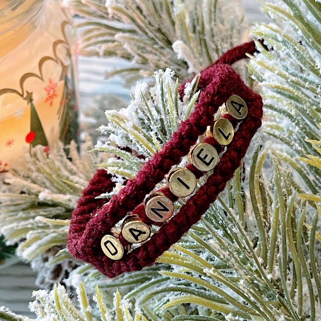 Personalized Woven Name Bracelets, Personalized Word Macrame Bracelet ...