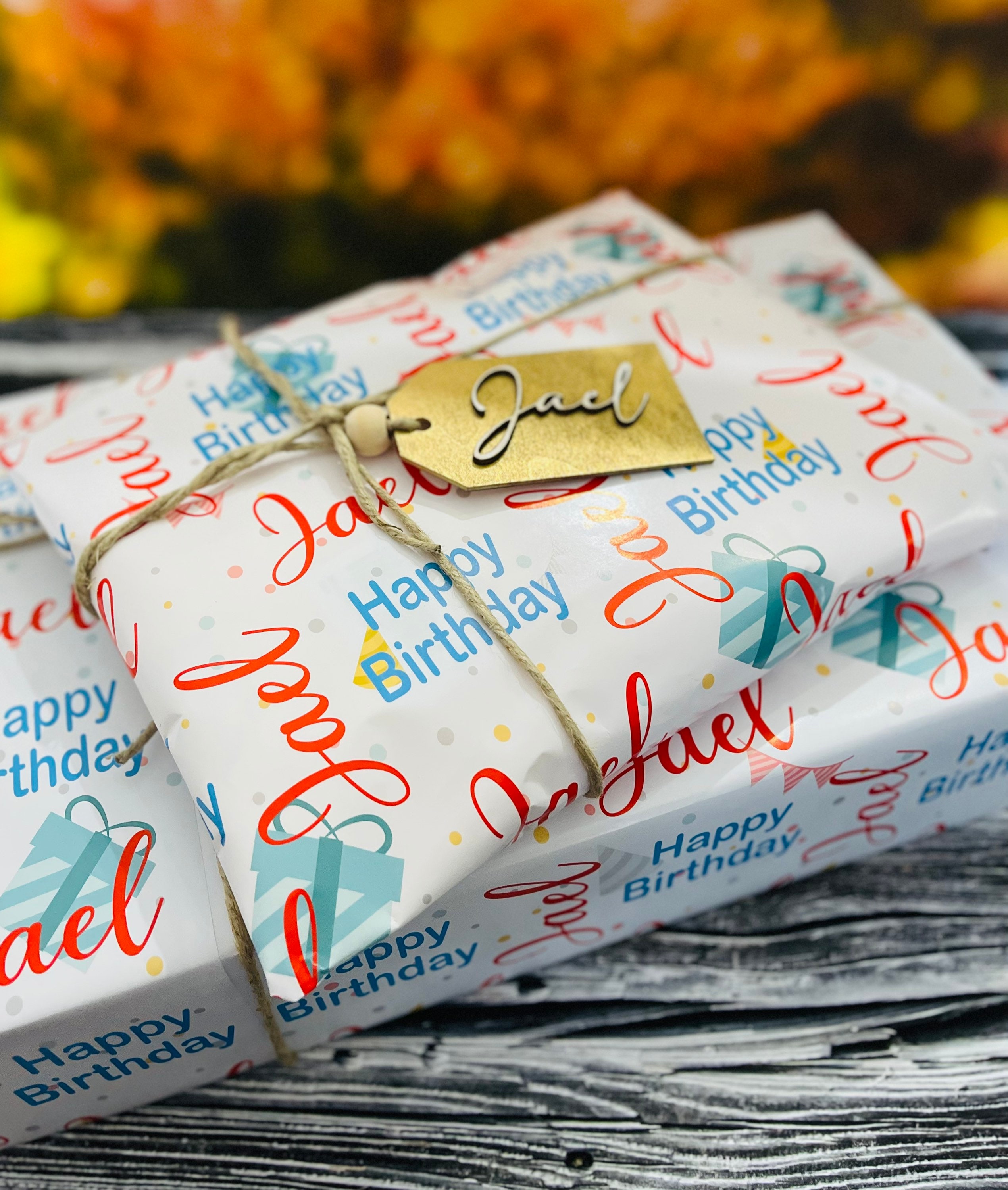 Personalized Gift Wrapping Paper 24 X 20 Inches / - Etsy