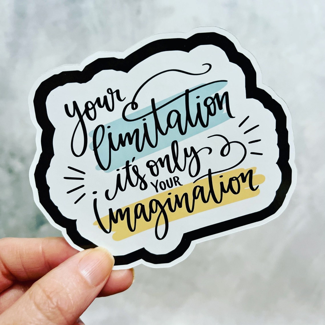 Sticker Motivational Quote Sticker Vinyl Waterproof - Etsy