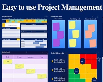Project Management Powerpoint - Etsy