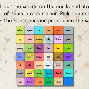 Printable 1st Grade Dolch Sight Words Bingo, Learning Activity for Kids ...