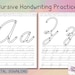 Cursive Handwritting Practice, Cursive Alphabet Letters Tracing ...
