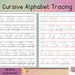 Printable Cursive Alphabet Tracing Page, Handwriting Practice, ABC ...
