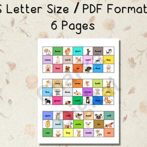 Printable 2st Grade Dolch Sight Words Bingo, Learning Activity for Kids ...