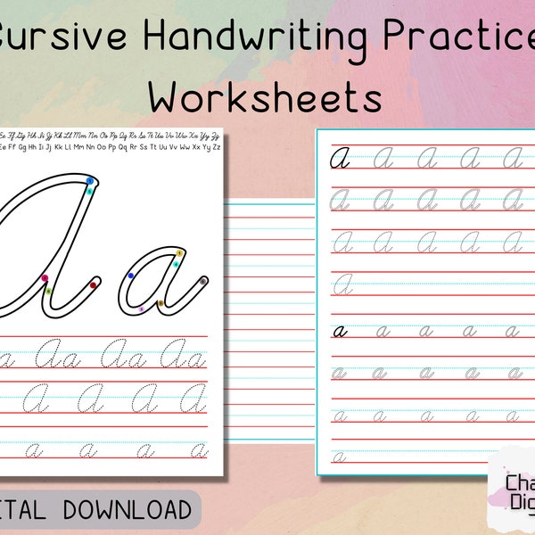 Cursive Alphabet - Etsy