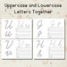 Printable Color and Trace and Write Cursive Alphabet Worksheets ...